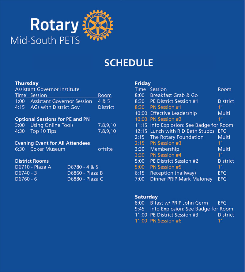 Rotary MidSouth PETS